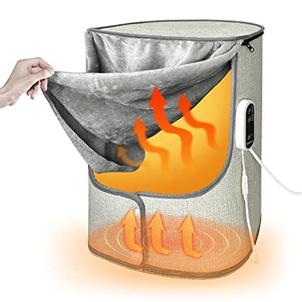 グレー 【2022新登場】デスクヒーター Delmac 遠赤外線360°全方位発熱式パネルヒーター 筒型デスクヒーター 三段階温度調節 3/6/9時間タイマー付き 転倒自動OFF搭載 省エネ ...