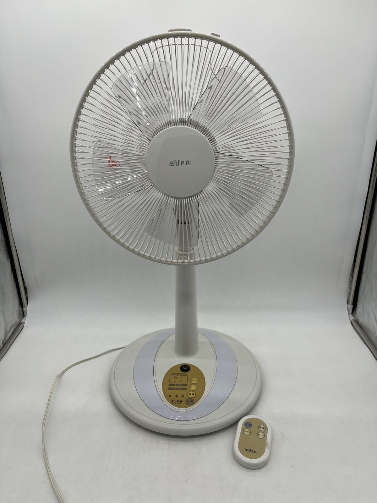 燦坤日本電器 EUPA ユーパ リモコンリビング扇風機 30cm TSK-F1201R 扇風機 ファン 風 夏 家電 暑さ対策 リビング リモコン 2006年製 平成レトロ 平成 レトロ - メルカリ