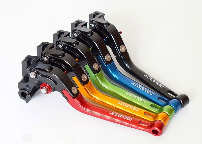 PCX JF28 JF56 JF81/PCX150 KF12 KF18 KF30 6段階アジャスター 可倒式 ブレーキレバーセット 青 SNIPER スナイパー SP0122BL - メルカリ