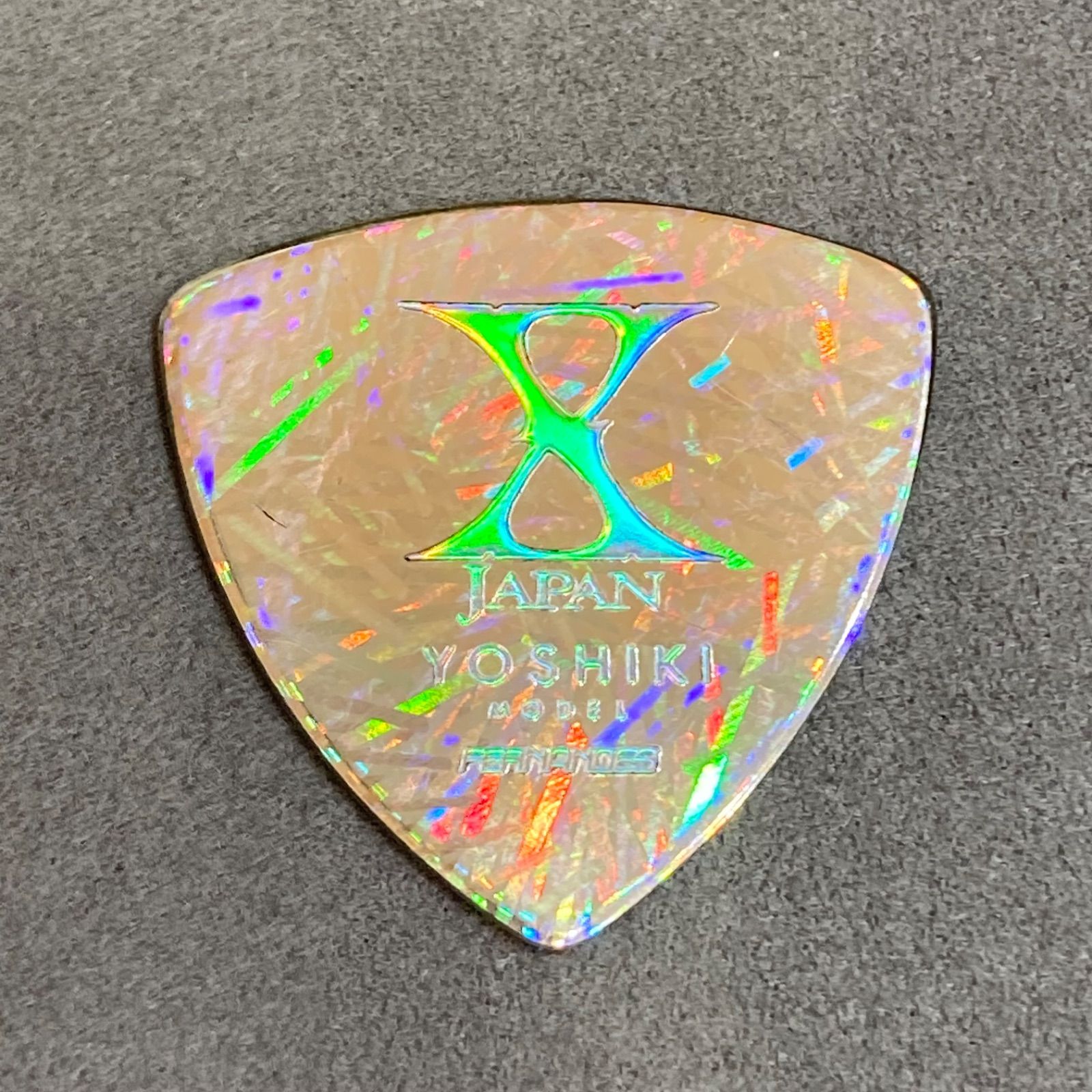 X JAPAN YOSHIKI ピック MODEL FERNANDES ヨシキ モデル エックス ジャパン フェルナンデス ギターピック C3 ...