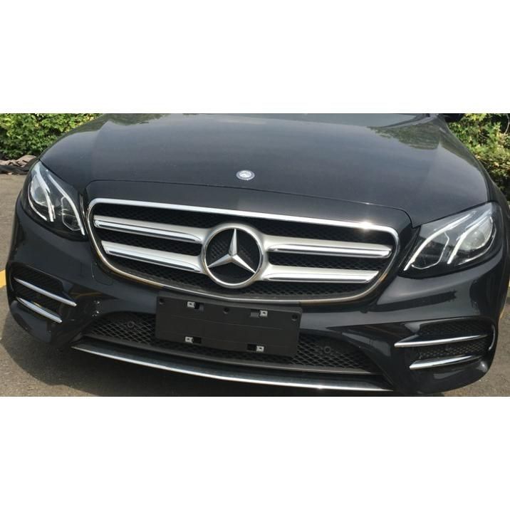メルセデス ベンツ メッキ フロントバンパーダクト フィン W213 A238 E200 E300 E400 E450 E53 Eクラス セダン ワゴン クーペ カブリオレ ガーニッシュ ...