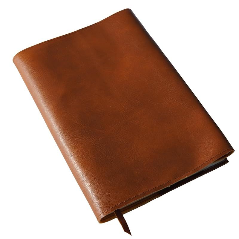 【新品】 gogesブックカバー b6並製本 単行本サイズ 防水レザー ― 上質感のある合皮の高級本カバー サイズ調整可能 厚め対応可 しおり付き 軽量 おしゃれ（b6並 ブラウン） 1 - メルカリ