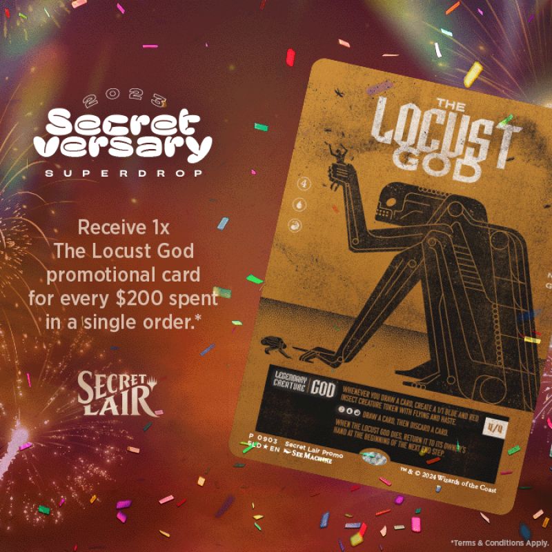 Secret Lair: Secretversary 2023 – The Locust God Promotion - メルカリ