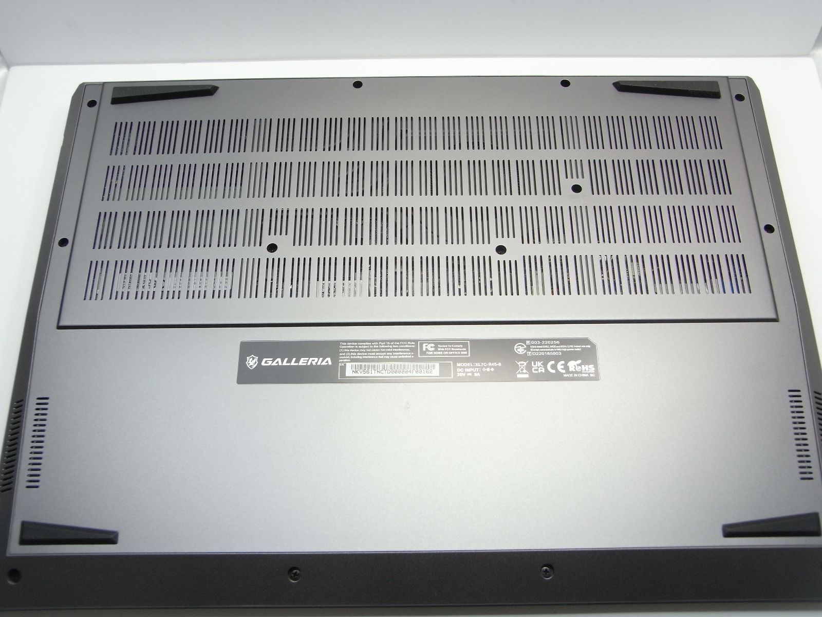 新品未使用品】ゲーミングノートPC ガレリア GALLERIA XL7C-R45 新品未使用品】ゲーミングノートPC ガレリア GALLERIA XL7C-R45