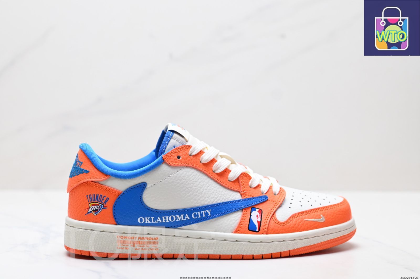 AJ1 Reverse Swoosh Travis Scott x Air Jordan 1 "Reverse Mocha"、AJ1 ジョー ...