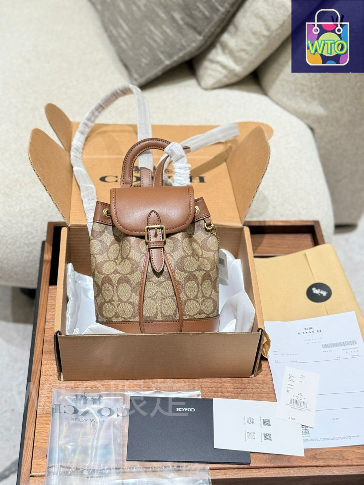 【今日特価】COACH Harper Mini Backpack - コーチ ハーパー ミニ バックパック-WTO輸入2 - メルカリ