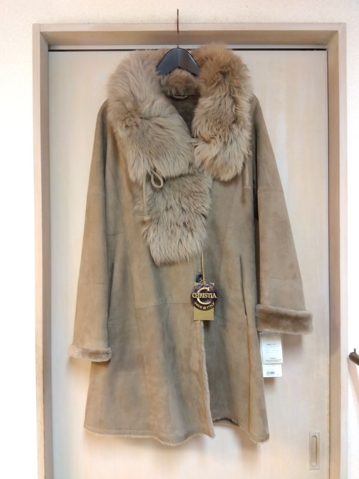 M24 クリスティア CHRISTIA【未使用品】ラムダブルフェースムートンコート イタリア製 トスカーナラム サイズ42 - メルカリ