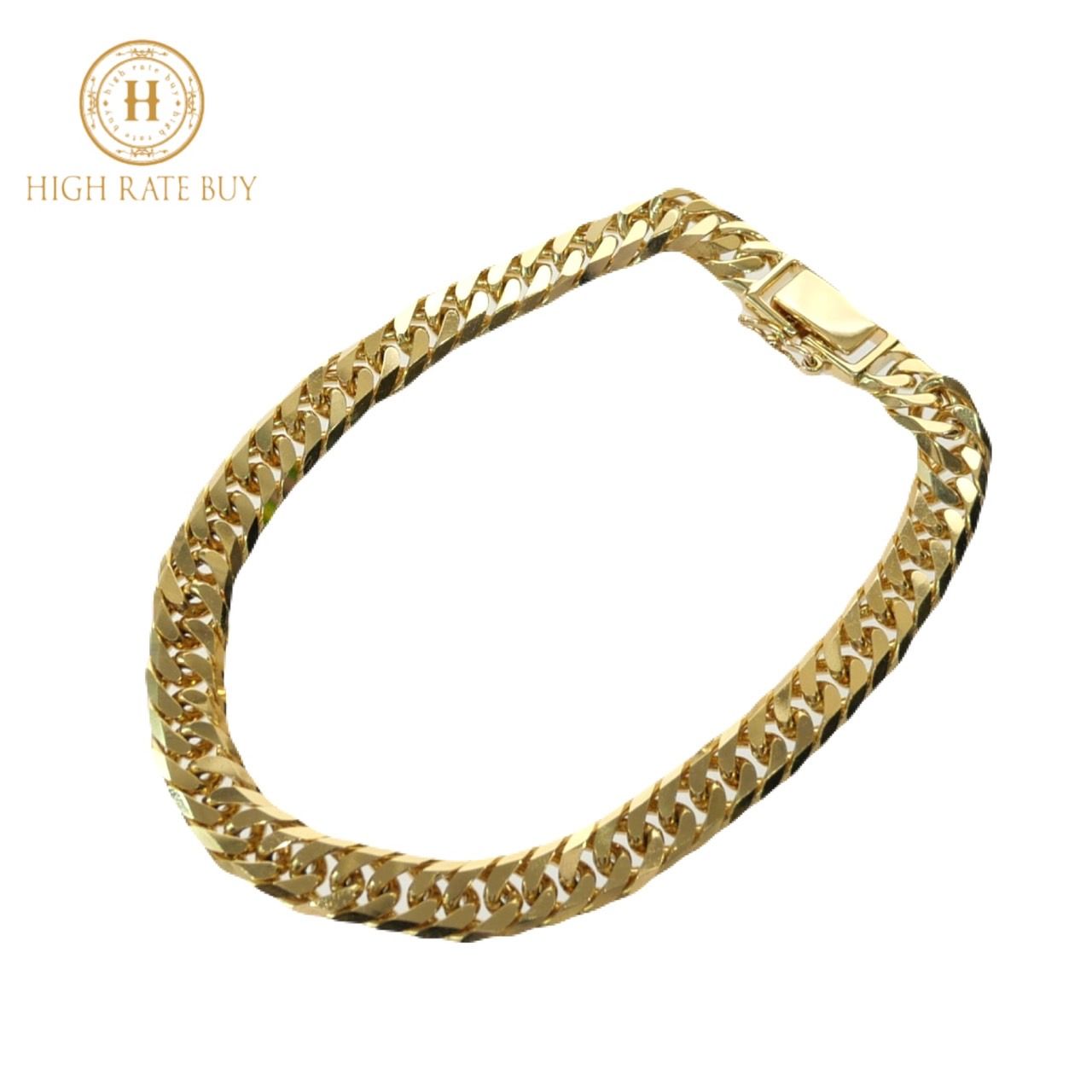 【新品】 喜平ブレスレット K18 18金 750 6面ダブル 20.5g 18cm 6.5mm キヘイ チェーン 金ブレス 造幣局検定マーク 20g 20cm メンズ アクセサリー - メルカリ