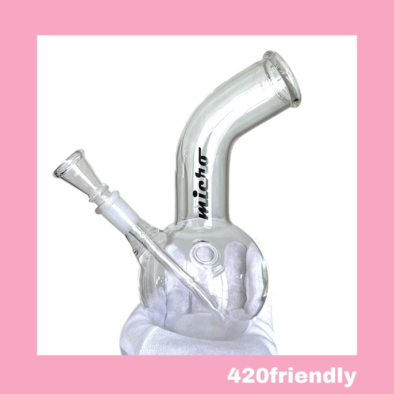 420friendly "MICRO" Glass Bong Micro / マイクロ ガラスボング -20cm - メルカリ