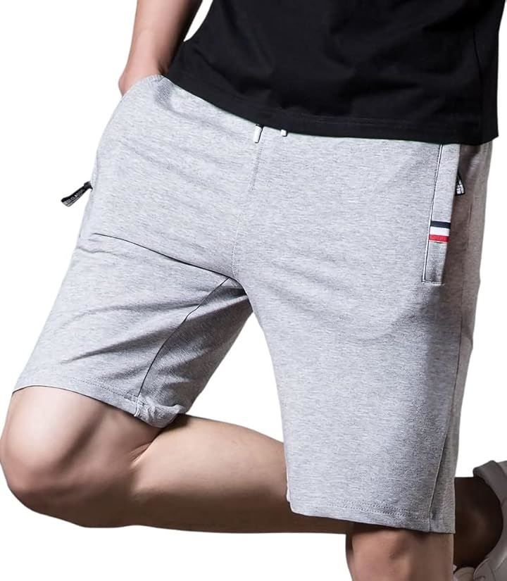 aspersio アスペルシオ お洒落 5分丈 ハーフパンツ 膝上 涼しい 半ズボン ストリート ファッション メンズ 柔らかい スウェット ...