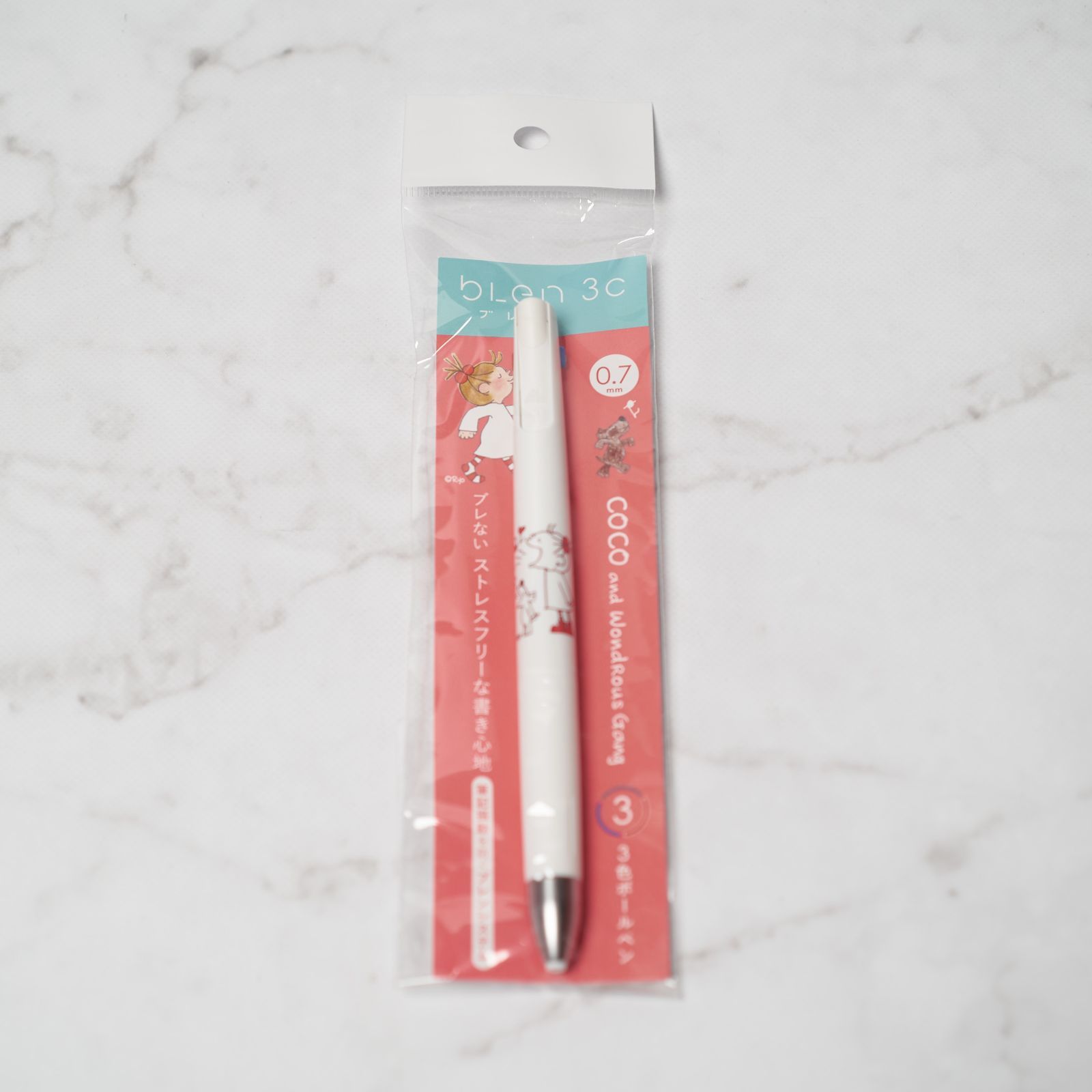 【数量限定】bren x coco ブレン x ココちゃん 3C 3色ボールペン ゼブラ グリーティングライフ _ - メルカリ