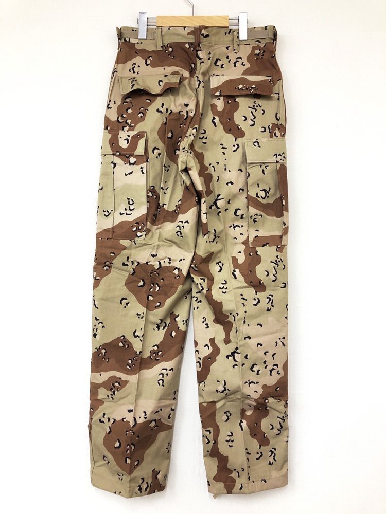 90's U.S.ARMY Choco Chip Camo BDU Pants アメリカ軍 実物 6C チョコチップカモ カーゴパンツ 迷彩 ...