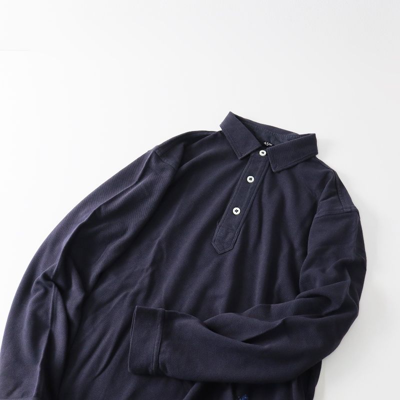 2023SS フォーティーファイブール 45R 45rpm スーピマカノコの908ローファーボタンダウンポロ 2/ネイビー 【2400013521666】 - メルカリ
