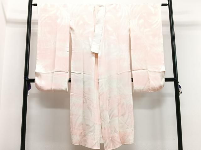 平和屋着物□長襦袢 無双仕立て 箔散らし 銀彩 正絹 逸品 CAAO4624vf