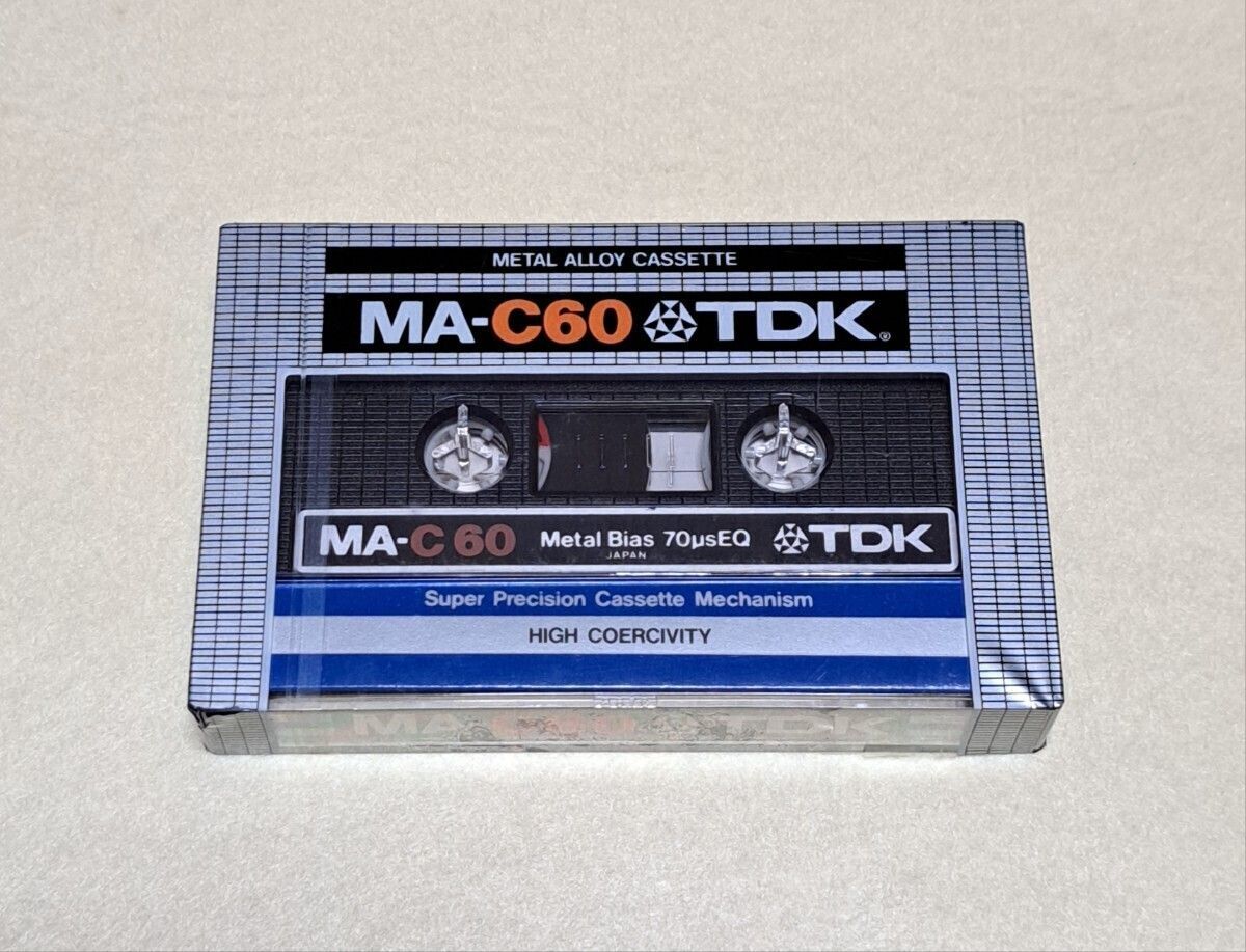 【未開封 テープ同梱可】TDK MA-C60 TYPE IV メタルカセットテープ 未使用 動作未確認 包装フィルムに破損有り 現状品 ...