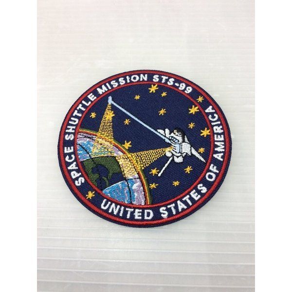 NASA公認(アメリカ航空宇宙局) ワッペン スペースシャトルミッション・STS-99 アイロンワッペン 刺繍、エンブレム アップリケ アメ雑 アメリカン雑貨 - メルカリ