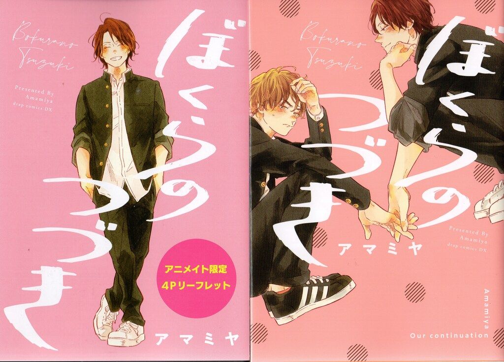 コアマガジン drapコミックスDX アマミヤ ぼくらのつづき アニメイト限定4Pリーフレット付 - メルカリ