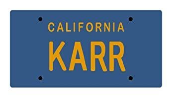 Diamond Select Toys Knight Rider KARR License Plate Replica Action ...