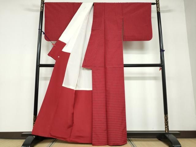 平和屋着物○上質な紬 吉野間道 西武百貨店扱い 正絹 逸品 DAAY5008ud