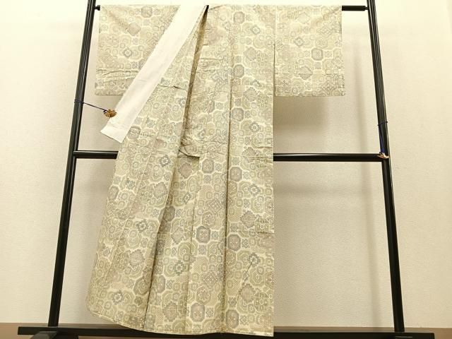 平和屋着物▽上質な紬 単衣 吉祥文 正絹 逸品 BAAS1779ow - メルカリ