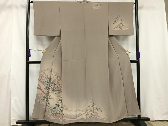 平和屋着物＊夏物 訪問着 絽 枝花文 正絹 逸品 CAAU9048gh