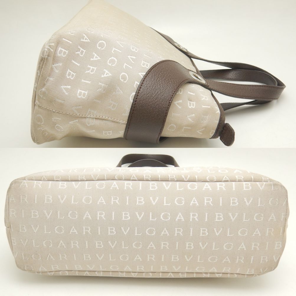 ブルガリ BVLGARI ロゴマニア トート ハンド バッグ レディース