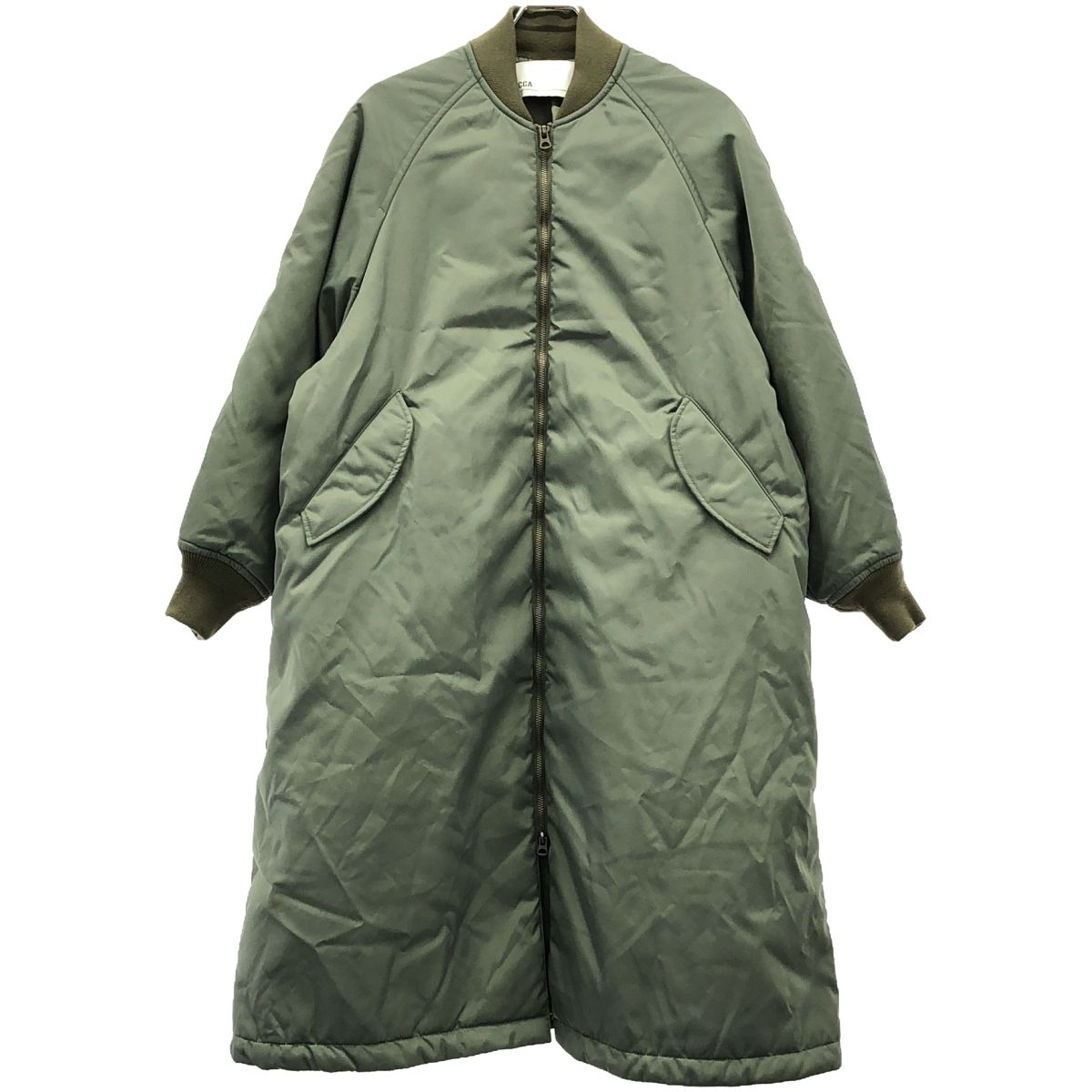 TICCA ティッカ UNITED ARROWS別注 ロングMA-1 コート カーキ F - メルカリ