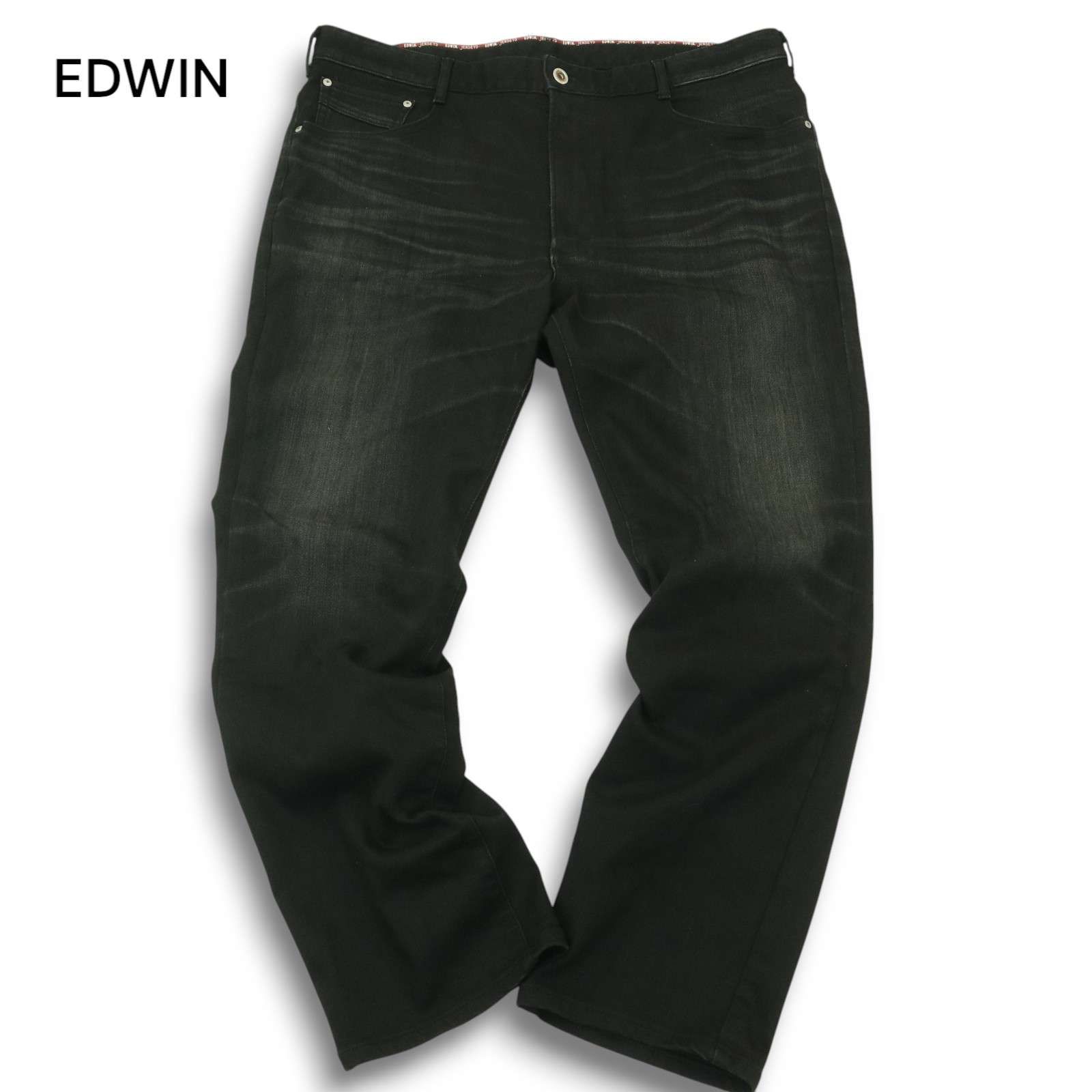 EDWIN エドウィン ER33 ジャージーズ★ ストレッチ USED加工 デニム パンツ ジーンズ Sz.3L メンズ 黒 大きいサイズ 日本製 - メルカリ