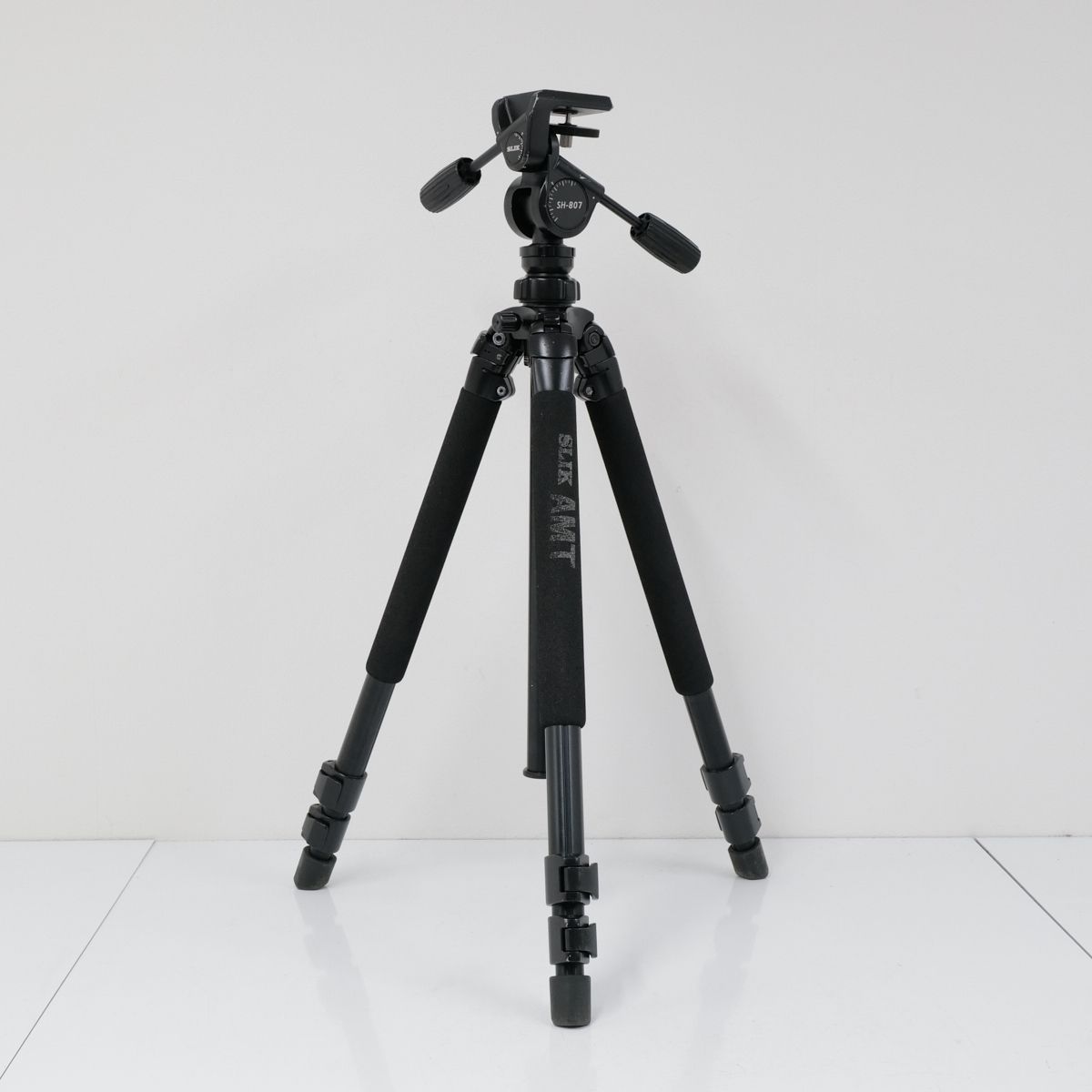 SLIK PRO 700DX III 三脚 USED美品 スリック 雲台 SH-807 AMT プロフェッショナルシリーズ ローポジ対応 3段 ...