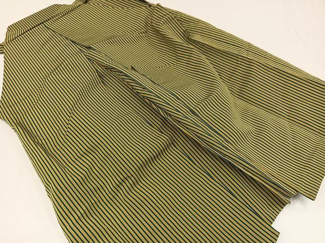 平和屋着物○男性 馬乗り袴 縞 三越扱い 正絹 逸品 CAAX1158vf 平和屋着物