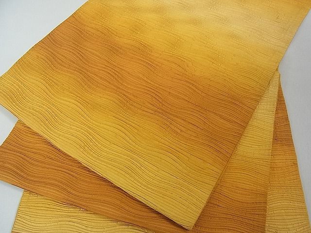 平和屋野田店 西陣 六通柄袋帯 ふくれ織り 横段文 逸品 du2039 - メルカリ