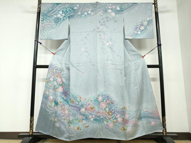 平和屋着物○訪問着 辻が花 暈し染め 金彩 正絹 逸品 DAAW5778ud