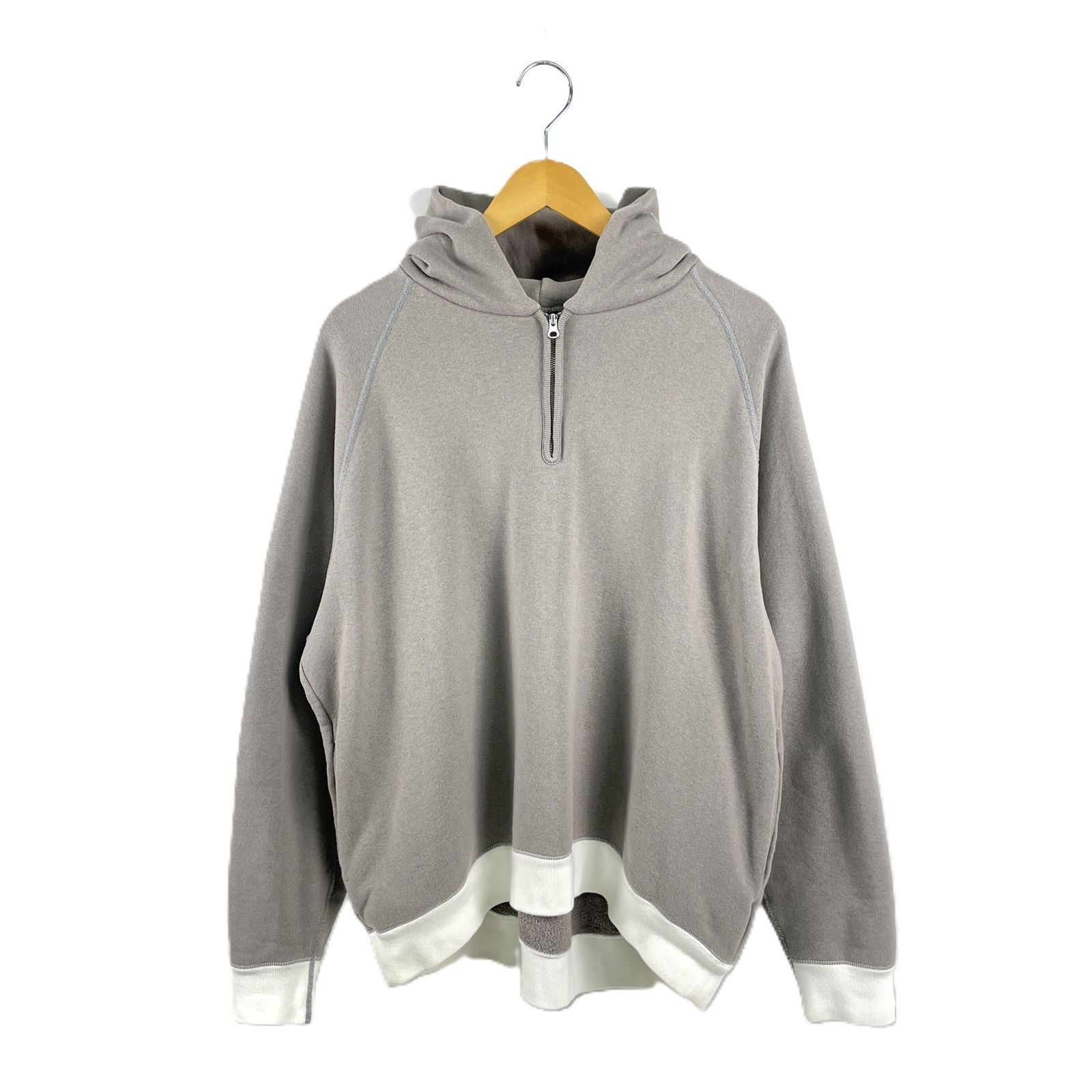 GRAPHPAPER LOOPWHEELER グラフペーパー ループウィラー GU201-70171B HALF ZIP PARKER ハーフ ...