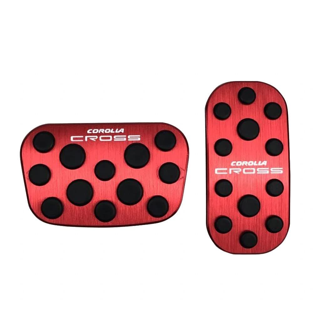 新品 BOYOUS【最新型】トヨタ 新型カローラクロス 10系（2021年9月～） アルミ ペダル 工具不要 Corolla Cross 専用設計 ブレーキ アクセル カバー 防キズ 防汚れ ...