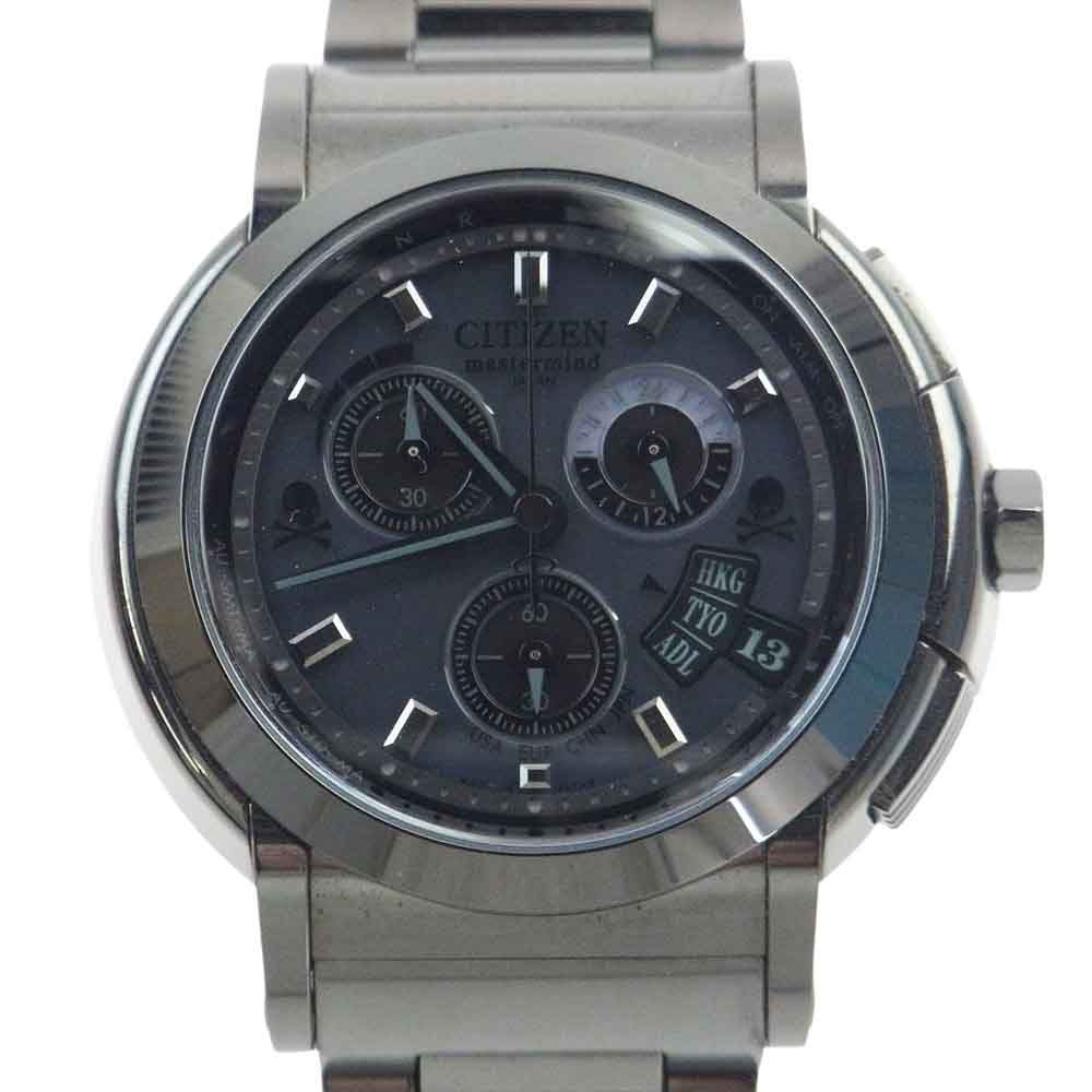 CITIZEN シチズン 時計 H610 × MASTERMIND JAPAN マスターマインド 80周年記念 アナログ 腕時計 ブラック系 ...
