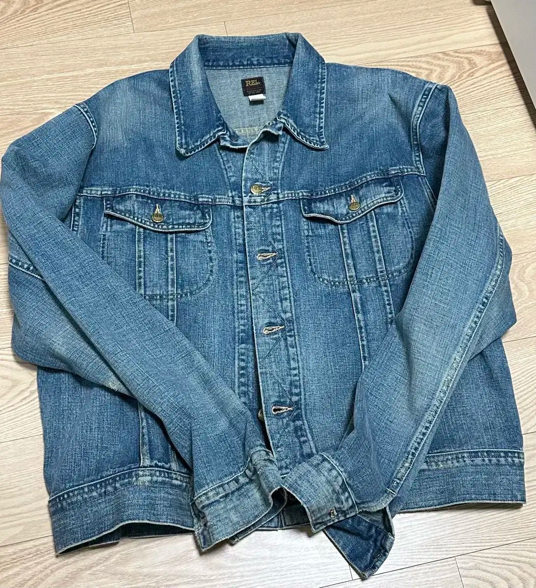 【雷市場（ポンジャン）商品韓国直送】 XXL RRL Lot271 リーランド デニムジャケット - メルカリ