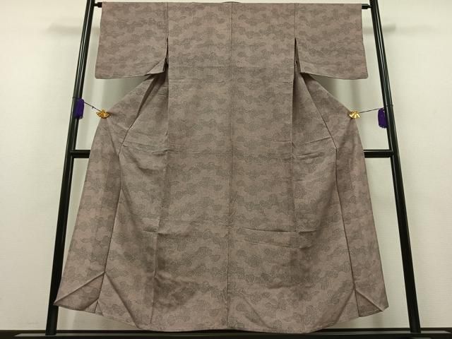 平和屋着物▽江戸小紋 単衣 鮫小紋柄 正絹 逸品 AAAZ7130jh