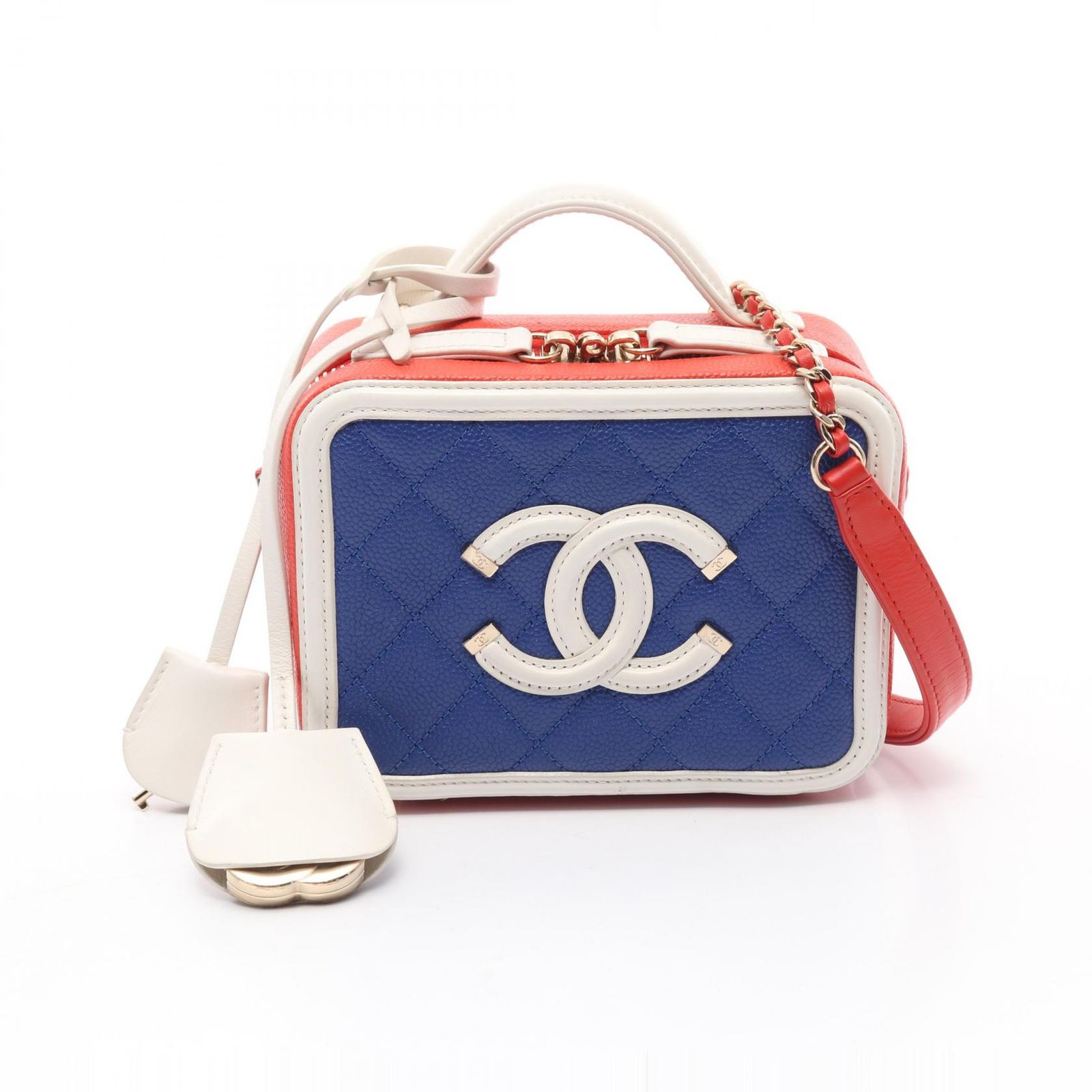 CHANEL シャネル CCフィリグリー スモール バニティバッグ CHANEL シャネル CCフィリグリー スモール バニティバッグ