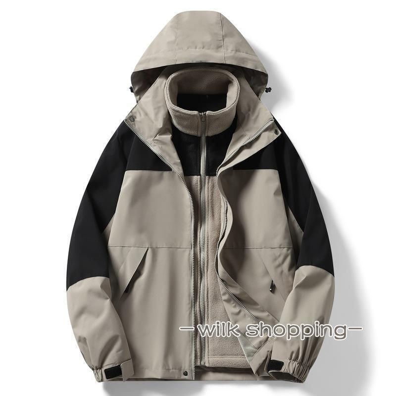 マウンテンパーカー メンズ レディース 50代 40代 裏ボア 登山服 3way