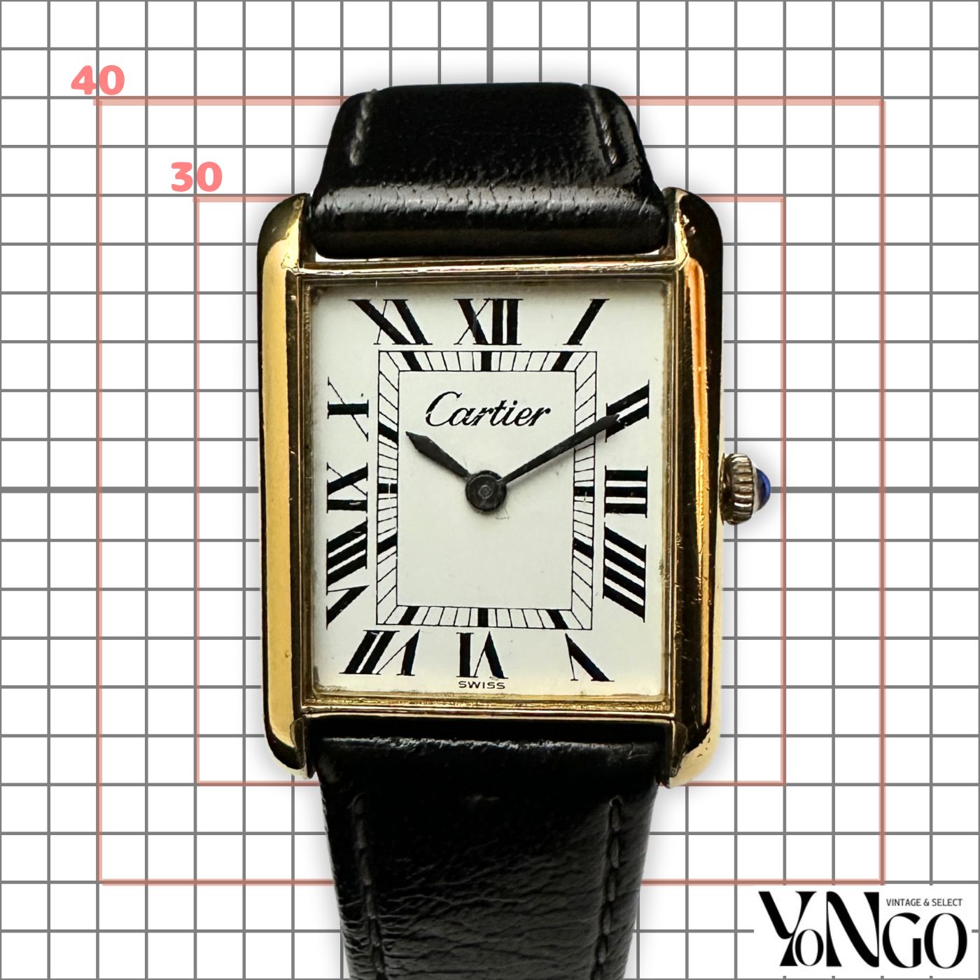 Cartier カルティエ 18K GOLD ELECTROPLATED タンク LMサイズ Cartier カルティエ 18K GOLD ELECTROPLATED タンク LMサイズ