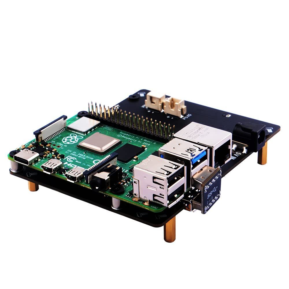 GeeekPi Raspberry Pi 4 SATA X825 V2.0 Raspberry Pi 4 model B X825 V2.0 ...