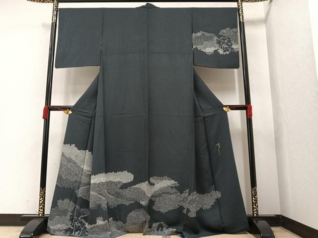 平和屋着物●染色の魔術師　染乃座・大久保玄才　そめのざ玄才　小紋　源氏香　金彩　正絹　逸品　DAAU5025ps 平和屋着物○染色の魔術師 染乃座・大久保玄才 そめの