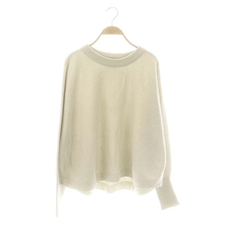 スピック&スパン Spick&Span 25SS バルキーヤーンドルマンロングリブニット セーター ライトグレー /DO OS - メルカリ