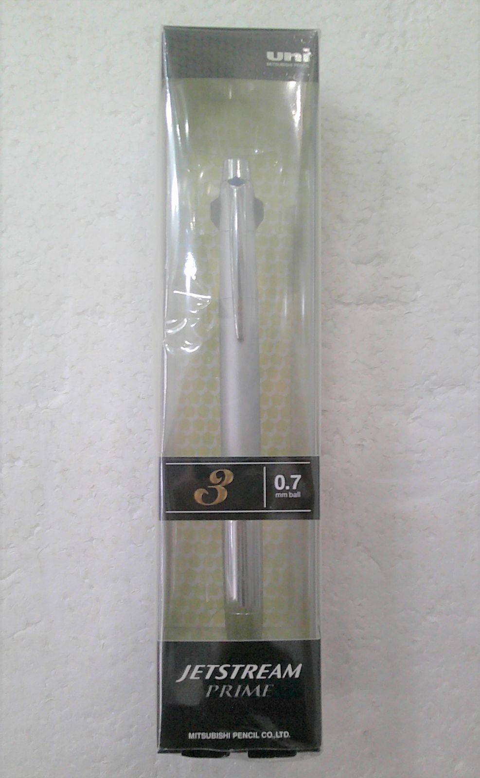 ★未開封 三菱uni JETSTREAM PRIME ジェットストリーム プライム 3 3色(黒・赤・青) ノック式ボールペン 0.7mm ...