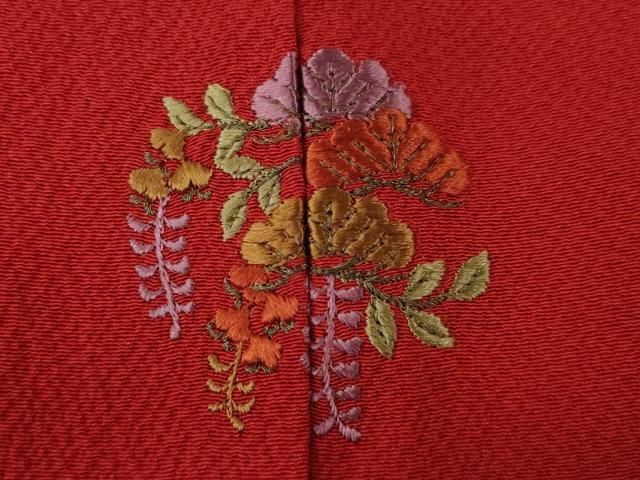 平和屋着物○豪華振袖 色無地 朱・緋色 正絹 逸品 AAAS6683ck - メルカリ