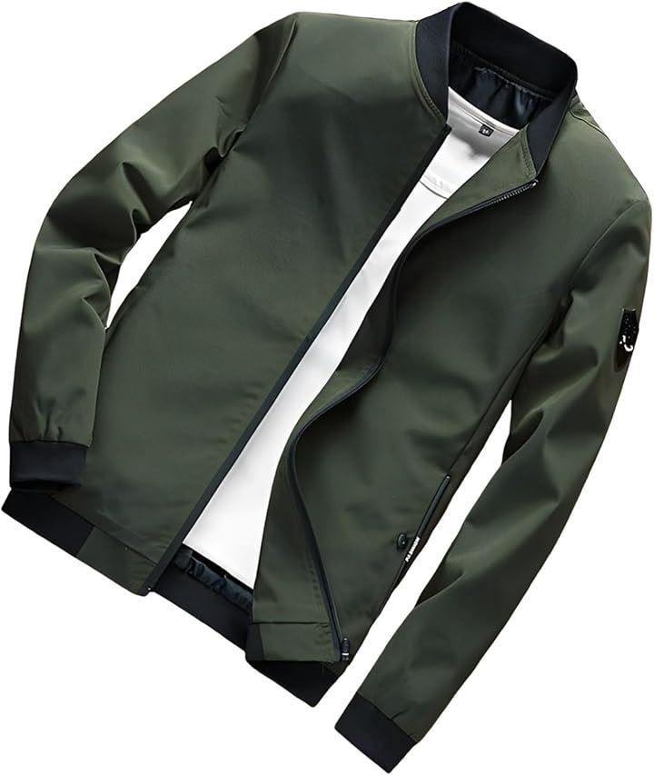 aspersio アスペルシオ クラシック ジャケット 長袖 フードなし ジップアップ ウェア オシャレ アウター メンズ 大人 ストリート ...