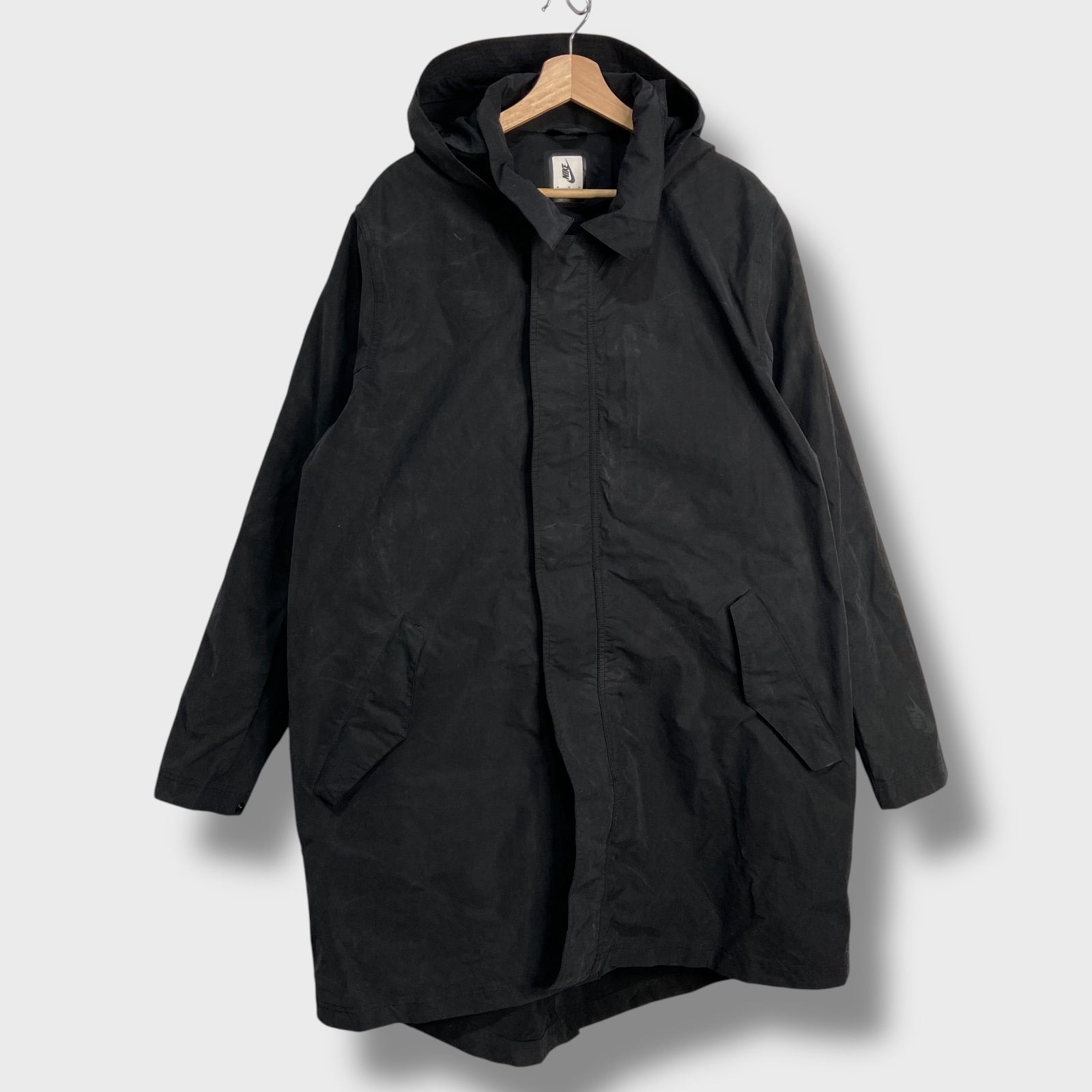 NIKE LAB☆ナイキラボ☆ESSENTIAL PARKA☆コート☆XL☆黒☆A25M - メルカリ
