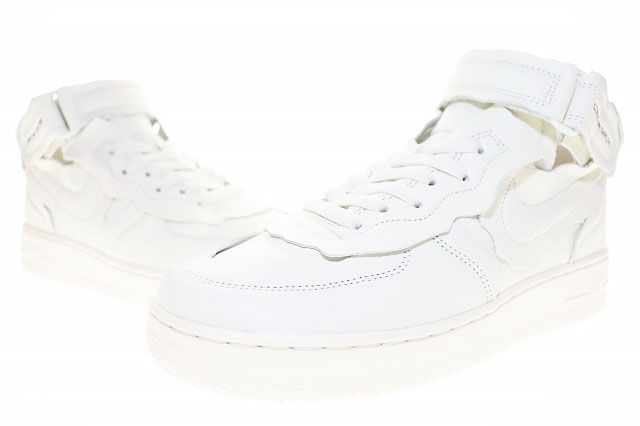 ナイキ NIKE AF1 CDG SAIL 2020 26cm AIR FORCE 1 MID COMME des GARCONS HOMME ...