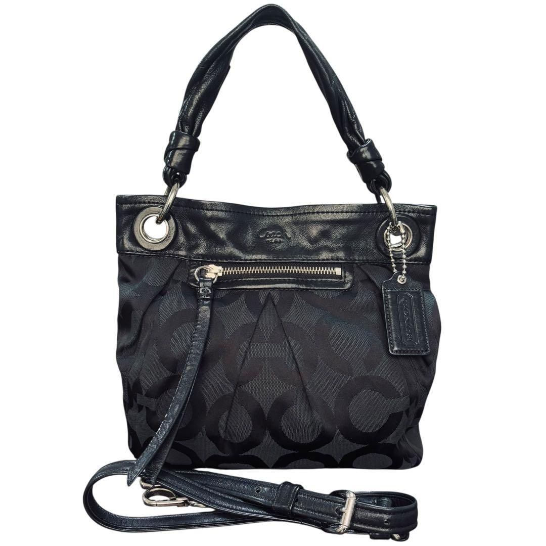 コーチトートバッグ COACH 2Way シグネチャーレザー コーチ