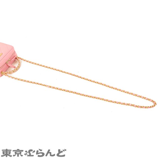 シャネル CHANEL ミニ チェーン バニティ バッグ ピンク シャネル CHANEL ミニ チェーン バニティ バッグ ピンク